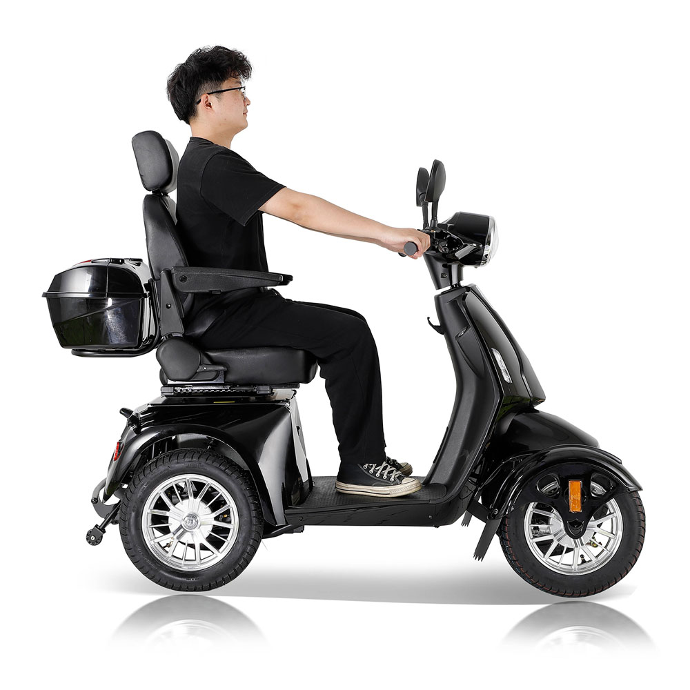 ZVGREEN AFD2D-4L HHZ Black Electric 4-Wheel Mobility Scooter